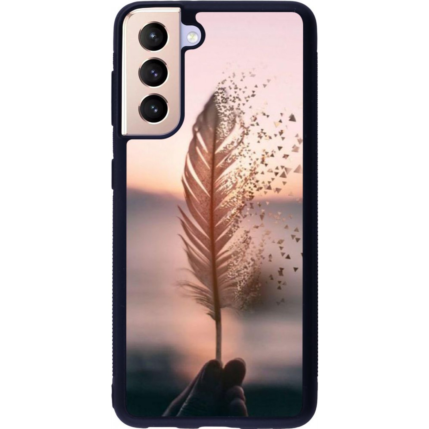 Coque Samsung Galaxy S21 5g Silicone Rigide Noir Hello September 11 19