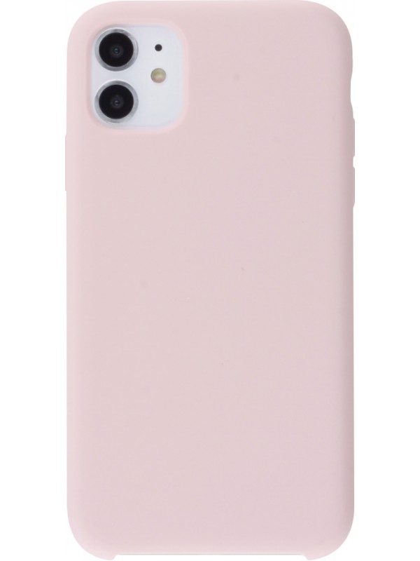 Coque iPhone 12 / 12 Pro - Soft Touch rose pâle