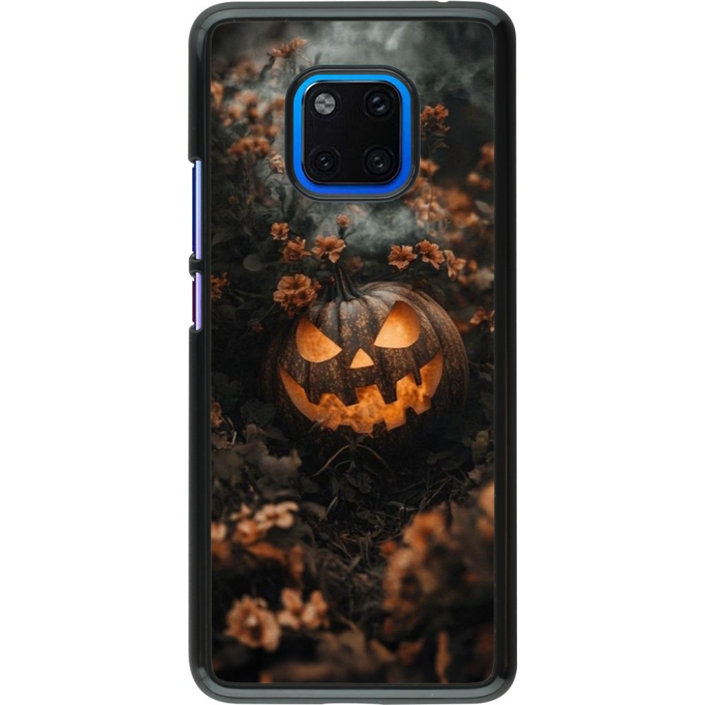 Coque Huawei Mate 20 Pro - Halloween 2025 Pumpkin with flowers ...