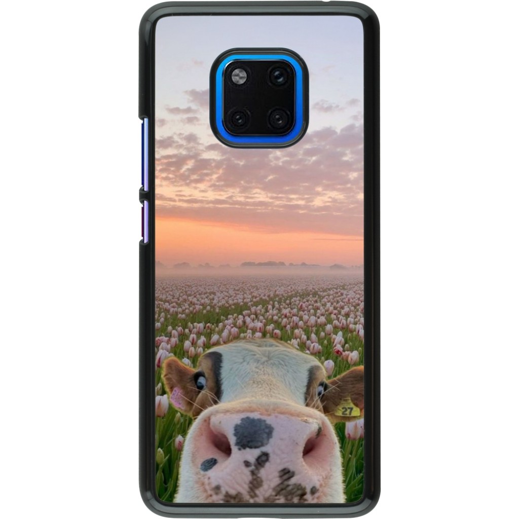 Huawei Mate 20 Pro Case Hülle - Cow with tulips Spring 2026 - Kaufen ...