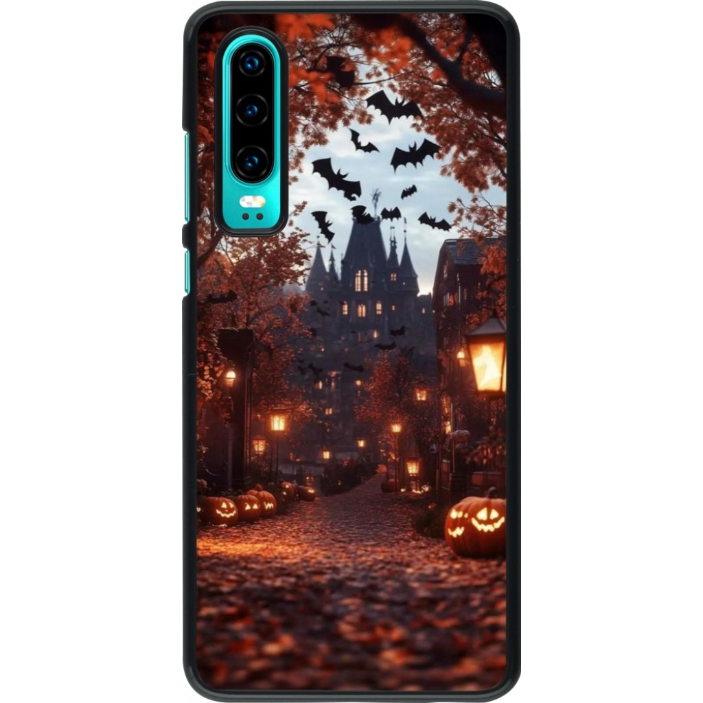 Huawei P30 Case Hülle - Halloween 2025 Haunted house - Kaufen auf PhoneLook