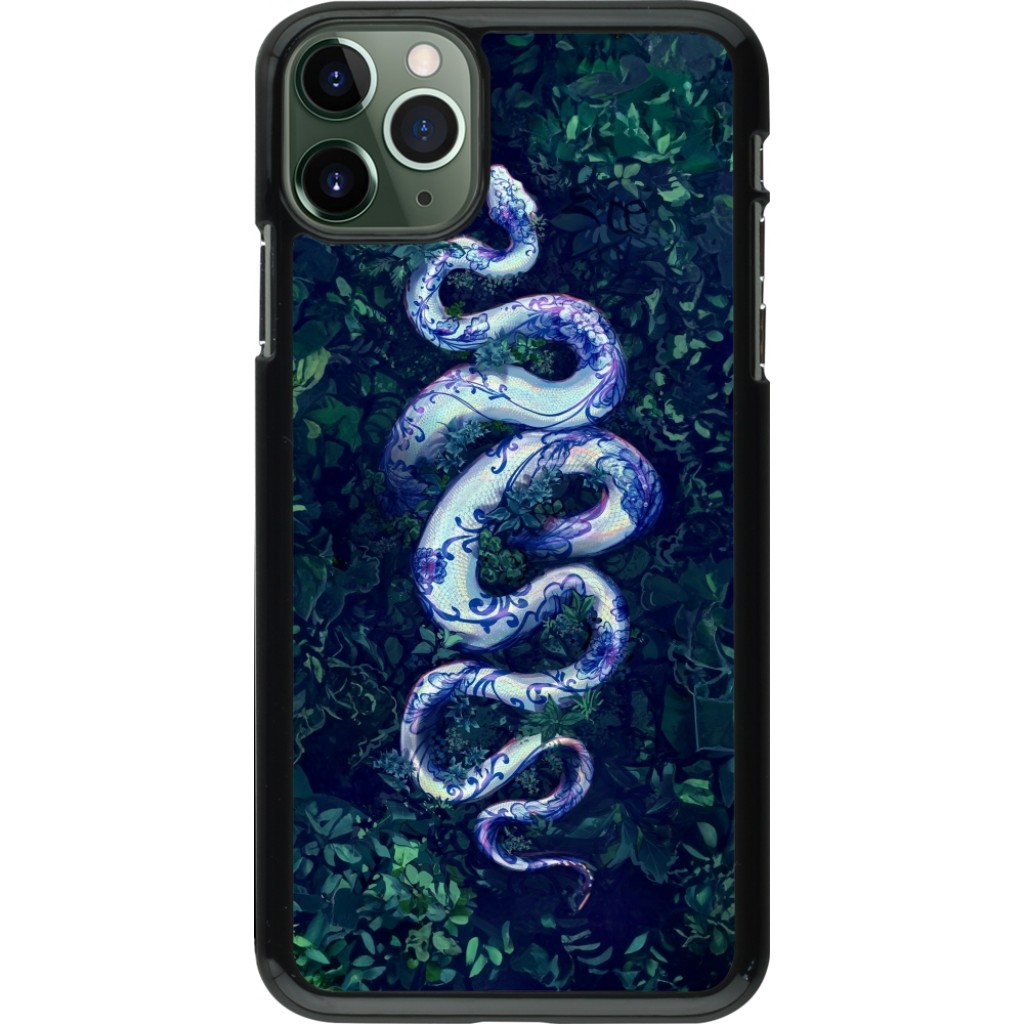 iPhone 11 Pro Max Case Hülle - Snake Blue Anaconda - Kaufen auf PhoneLook