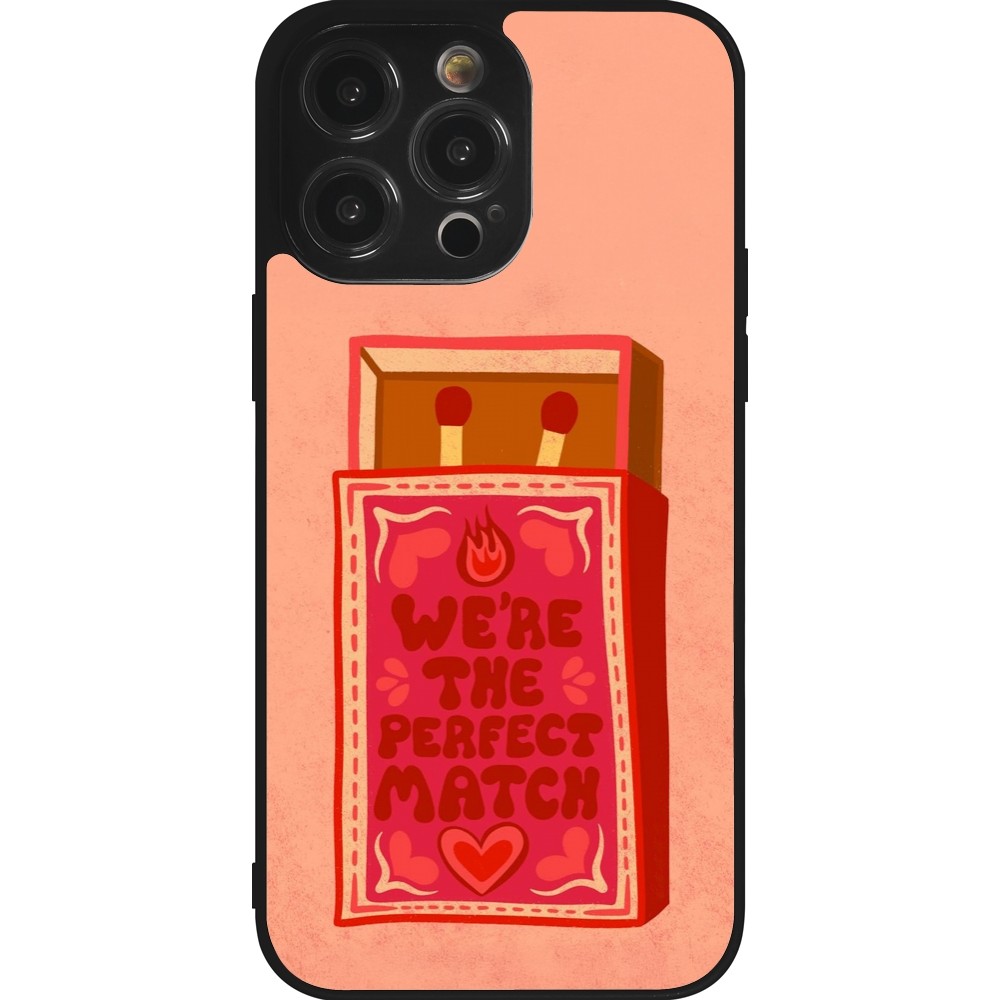 iPhone 14 Pro Max Case Hülle - Silikon schwarz Saint Valentines Day 26 ...