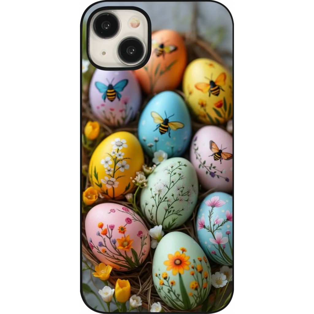 iPhone 15 Plus Case Hülle - Easter 2026 Eggs with bees - Kaufen auf ...