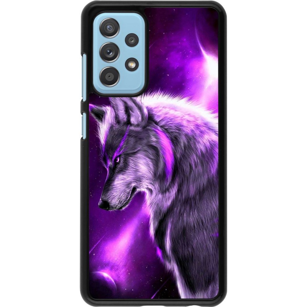 Samsung Galaxy A52 Case Hülle - Purple Sky Wolf - Kaufen auf PhoneLook