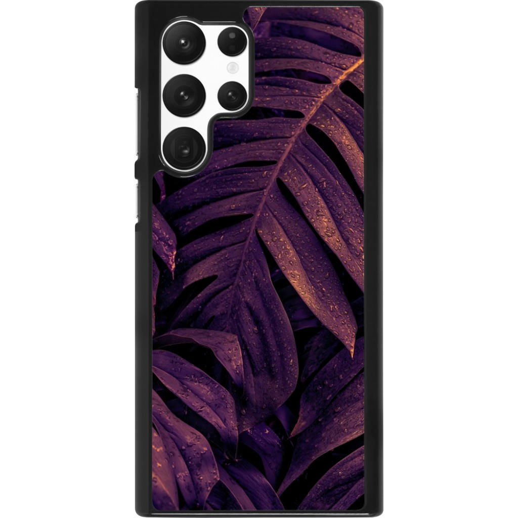 Samsung Galaxy S22 Ultra Case Hülle - Purple Light Leaves - Kaufen auf ...