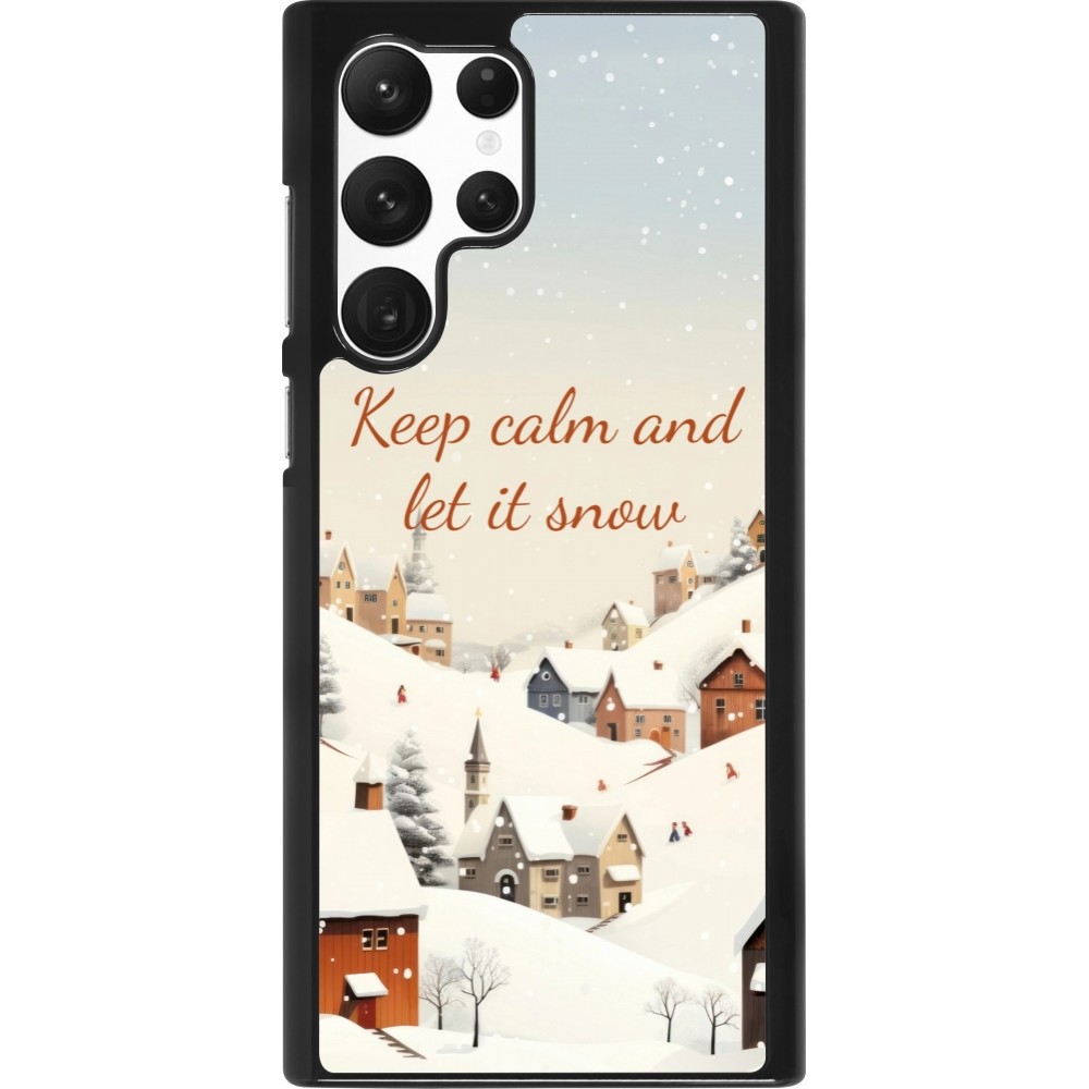Samsung Galaxy S22 Ultra Case Hülle - Winter 25 Winter Keep calm and ...