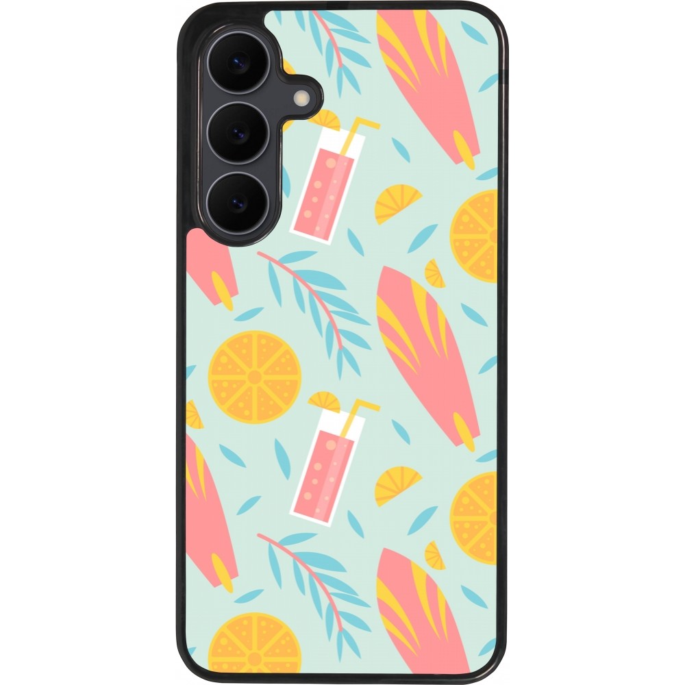 Samsung Galaxy S25 FE Case Hülle - Silikon schwarz Summer 2025 Pattern ...