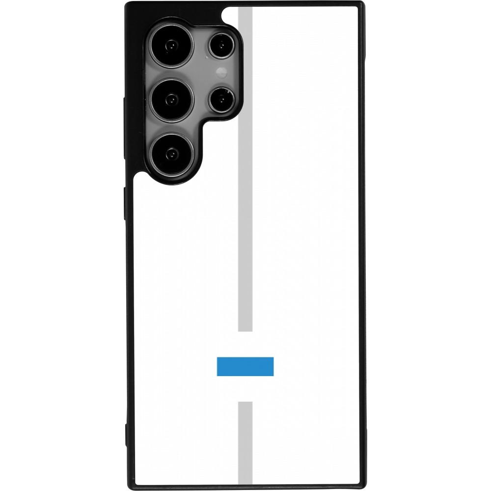 Samsung Galaxy S25 Ultra Case Hülle - Silikon Schwarz Kanton Zg Weiss