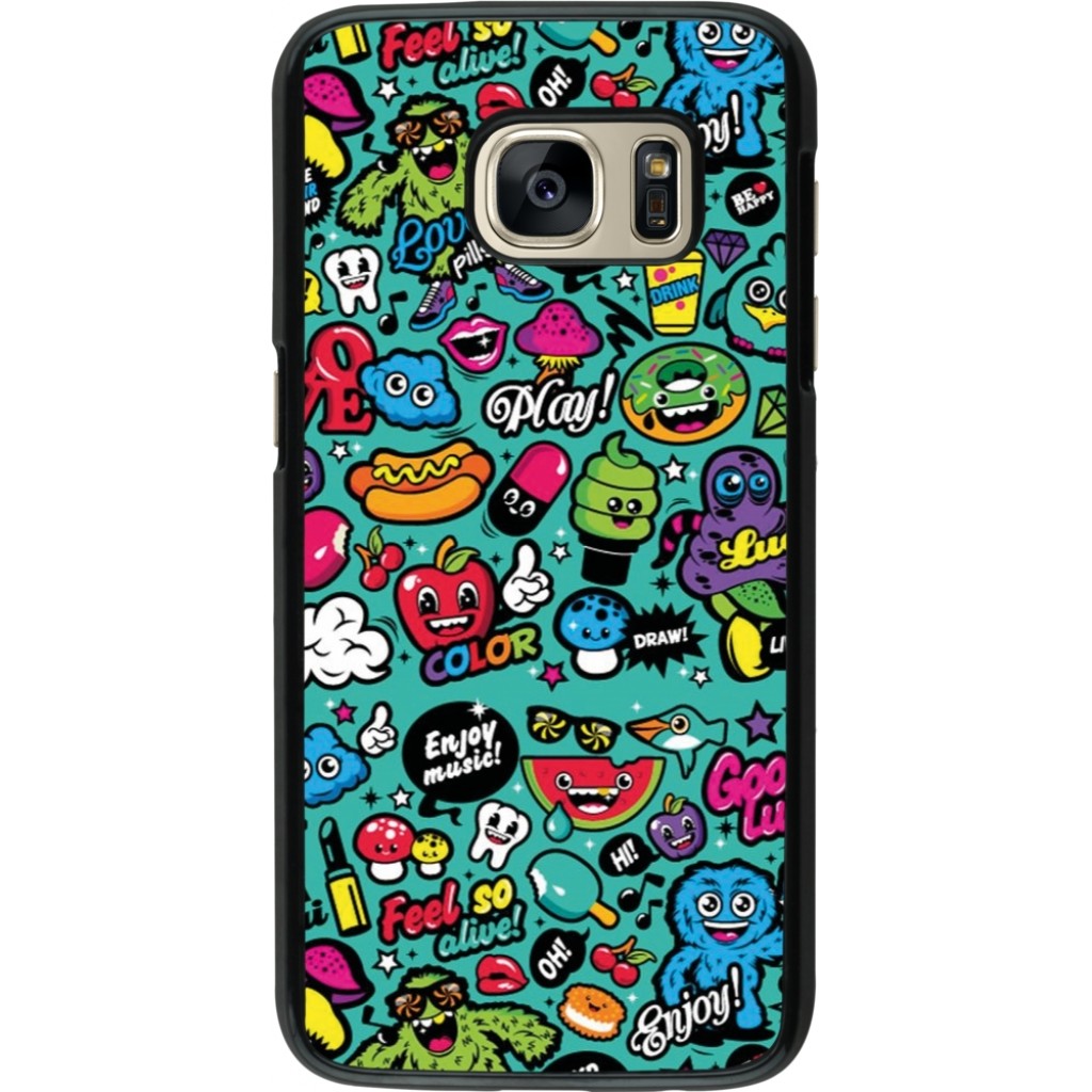 Samsung Galaxy S7 Case Hülle - Cartoons old school - Kaufen auf PhoneLook