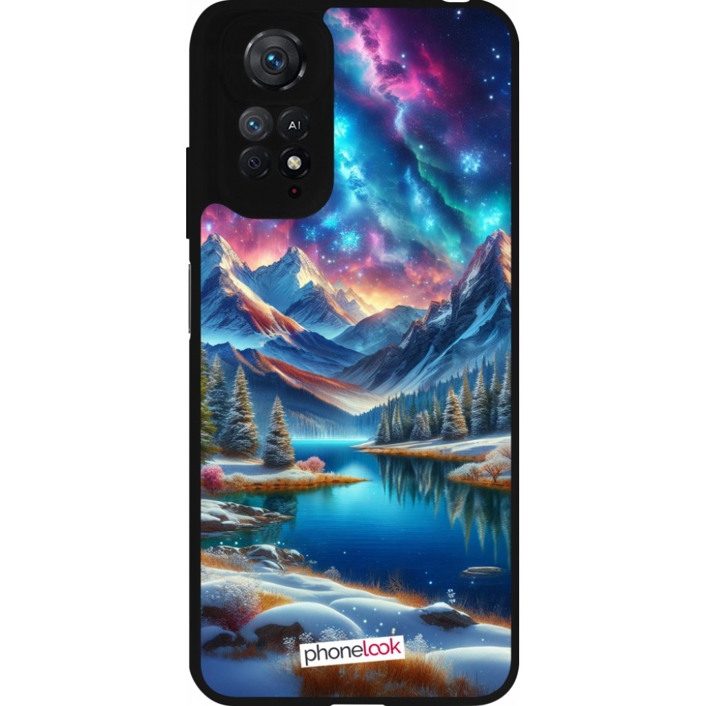 Coque Xiaomi Redmi Note 11 / 11S - Silicone rigide noir Fantasy ...