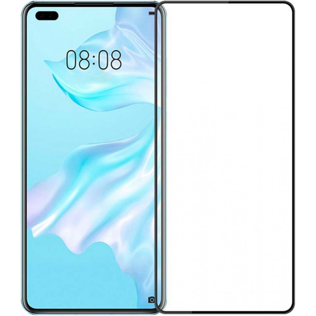 3D Tempered Glass Huawei P40 - Vitre de protection d'écran intégrale verre trempé avec bords ...