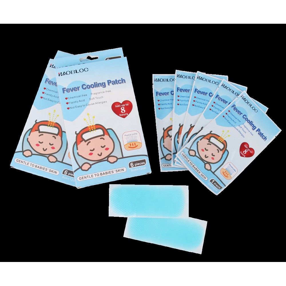 Selbstkühlender Kalt Fiebersenkender Cooling-Patch Pflaster (6Stk) mit ... Selbstkühlender Kalt Fiebersenkender Cooling-Patch Pflaster (6Stk) mit ...