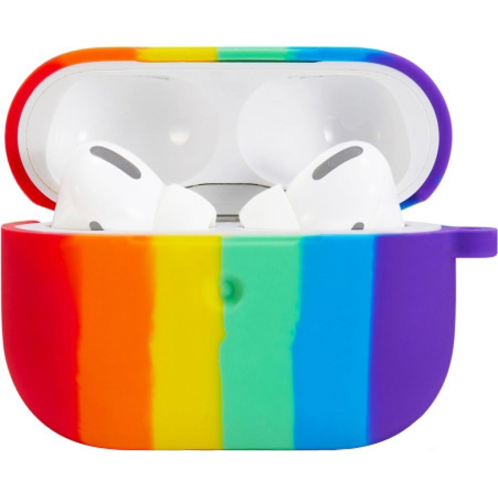 Coque AirPods Pro - Silicone arc-en-ciel - Acheter sur PhoneLook