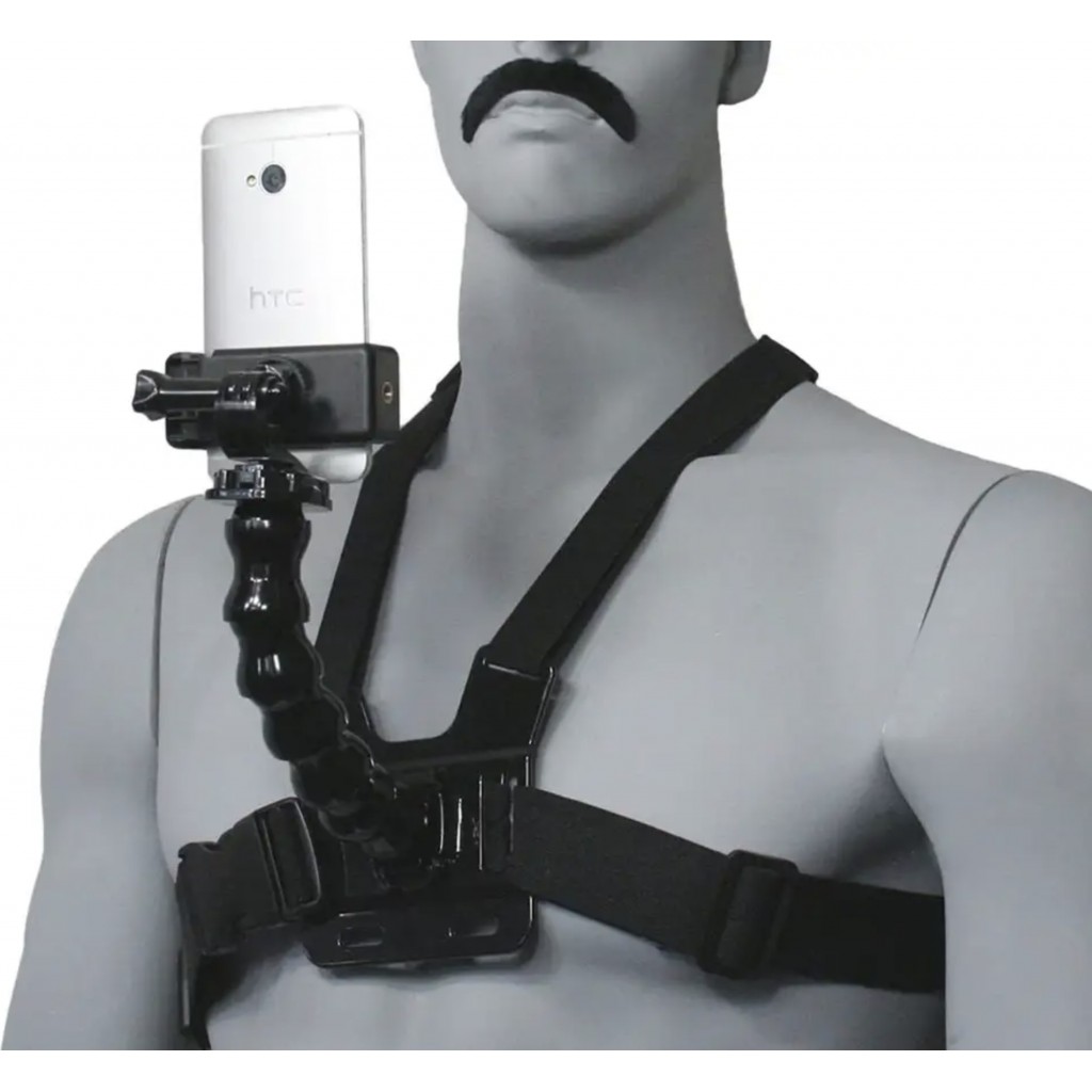 Harnais de poitrine universel avec support pour smartphone & GoPro FPV ...