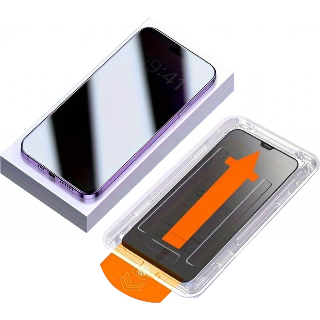 Pack de 2 vitres de protection anti-espion avec kit d'installation ...