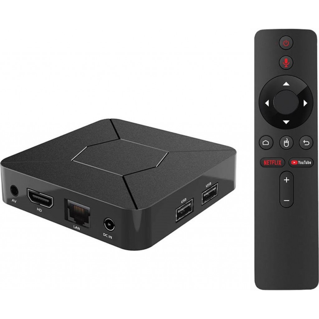 Smart mini Android TV Streaming Box Q5 HDMI 4K Ultra HD + Fernbedienung ...