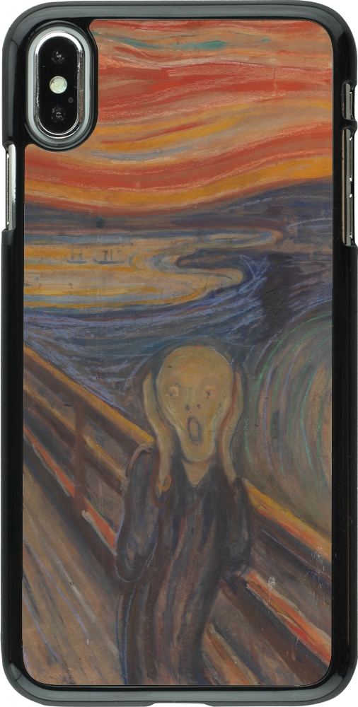 Coque iPhone Xs Max - Tableau art - Le Cri - Edvard Munch - Acheter sur ...
