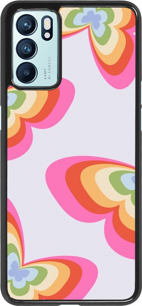 OPPO Reno6 5G Case Hülle - Easter 2024 rainbow butterflies - Kaufen auf ...