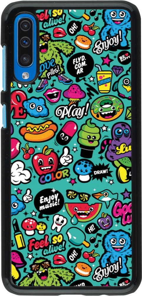 Samsung Galaxy A50 Case Hülle - Cartoons old school - Kaufen auf PhoneLook