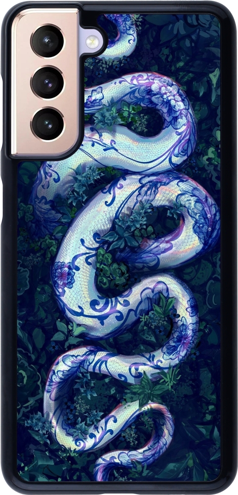 Samsung Galaxy S21 5G Case Hülle - Snake Blue Anaconda - Kaufen auf ...