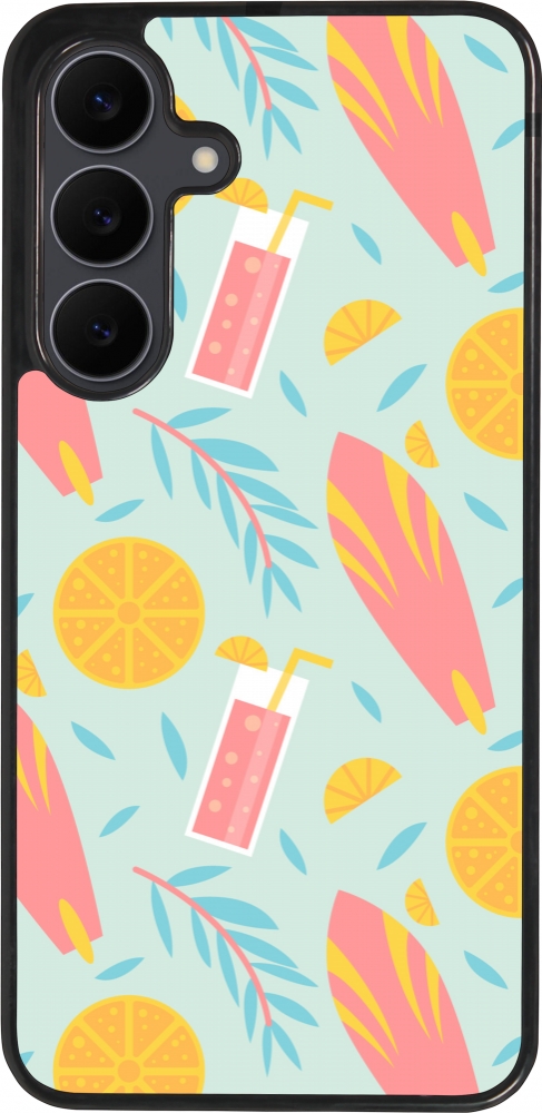 Samsung Galaxy S25 FE Case Hülle - Silikon schwarz Summer 2025 Pattern ...