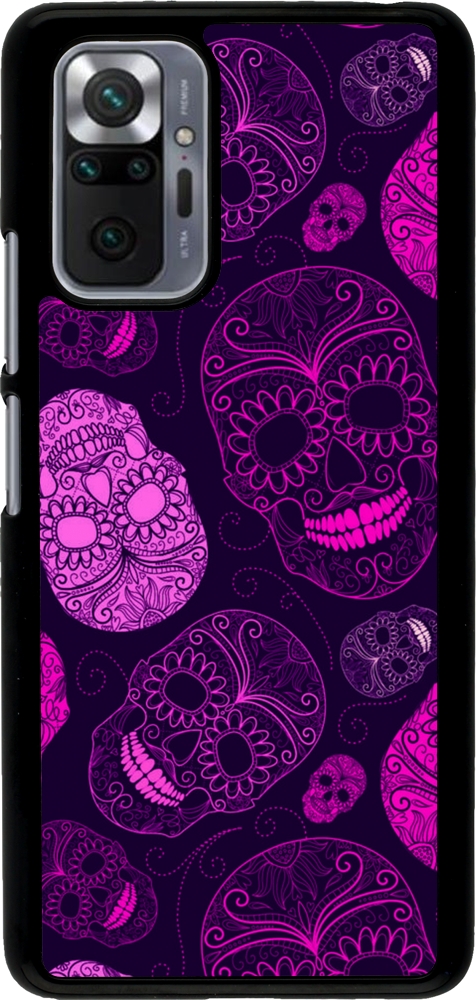 Xiaomi Redmi Note 10 Pro Case Hülle - Halloween 2023 pink skulls ...