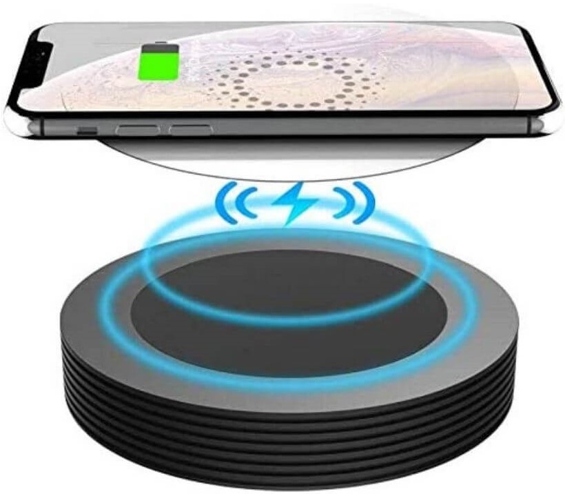 M1 Langstrecken Wireless Qi Ladegerät für unter dem Tisch - Schwarz M1 Langstrecken Wireless Qi Ladegerät für unter dem Tisch - Schwarz