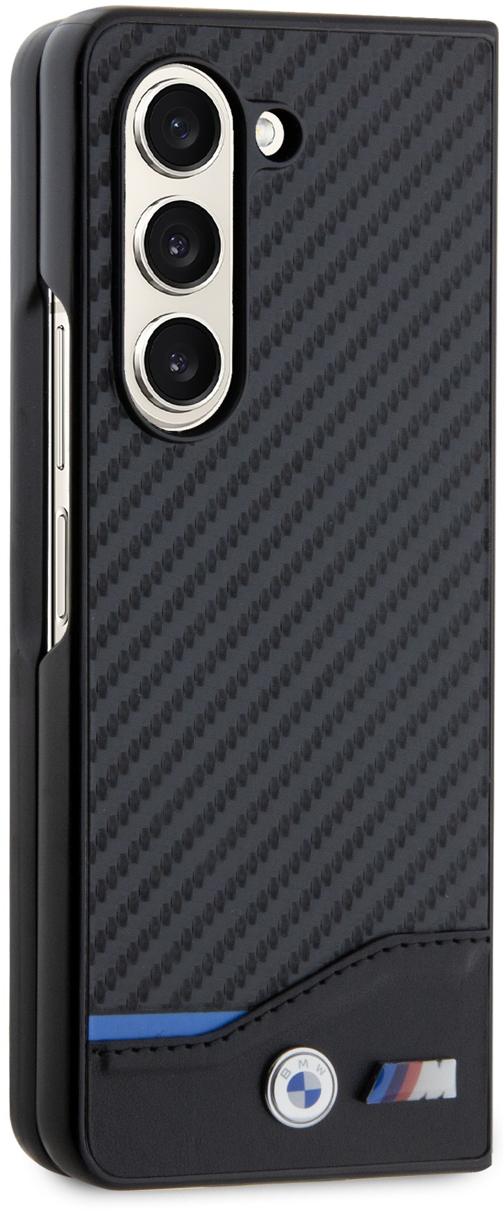 Coque Samsung Galaxy Z Fold5 - BMW M effet carbone et cuir avec logo ...