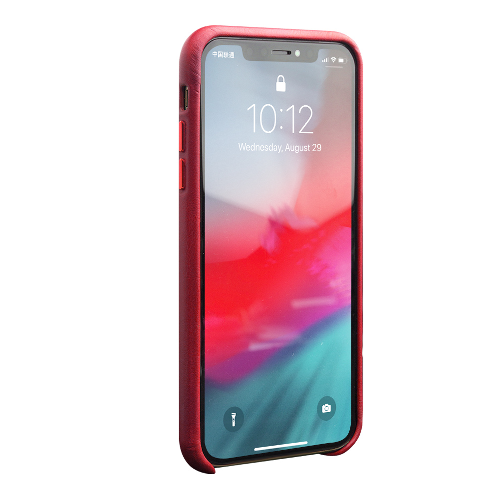 Coque iPhone 11 Pro Max - Qialino cuir véritable - Rouge - Acheter sur ...