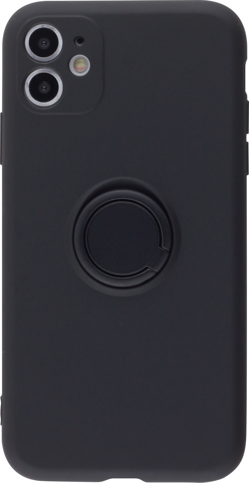 Coque iPhone 11 Pro - Soft Touch avec anneau - Noir - Acheter sur PhoneLook