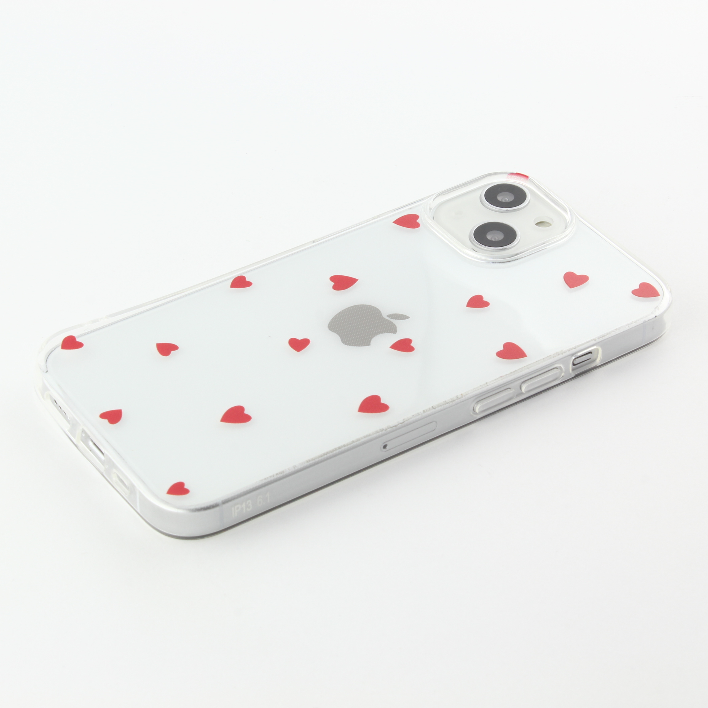 Coque iPhone 13 - Gel petit coeur transparent - Rouge - Acheter sur ...