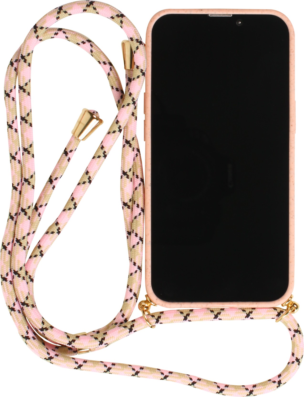 Coque iPhone 15 Pro Max - Bio Eco-Friendly nature avec cordon collier ...