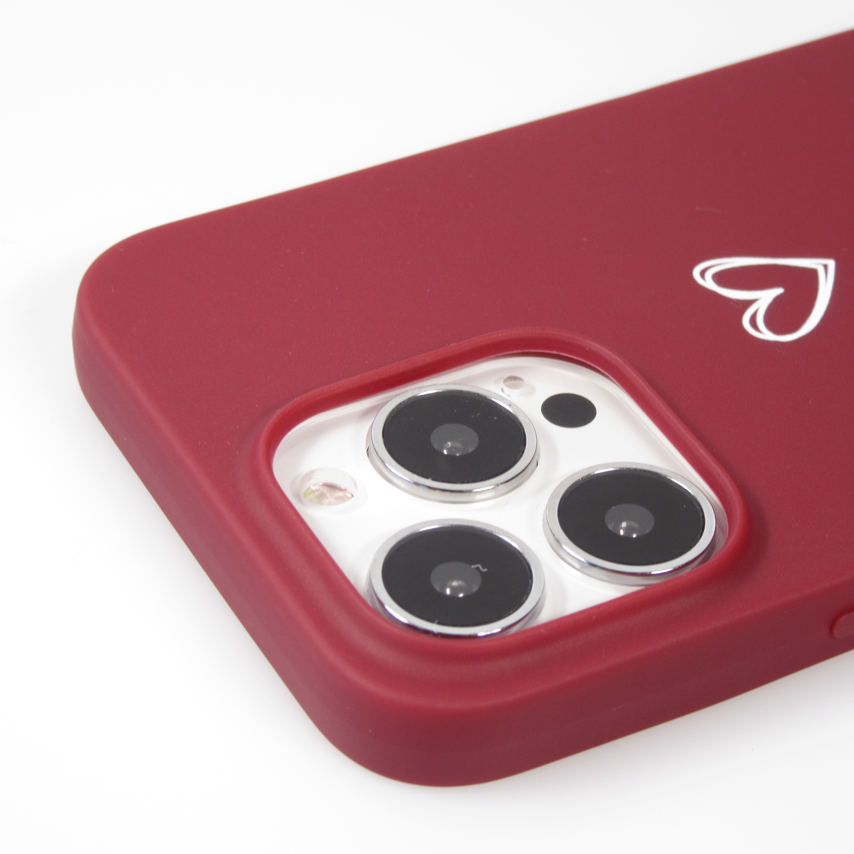 Coque iPhone 16e - Gel coeur - Rouge - Acheter sur PhoneLook