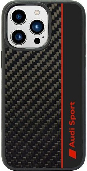 Coque iPhone 14 Pro Max - Audi Sport fibre de carbone véritable avec ...