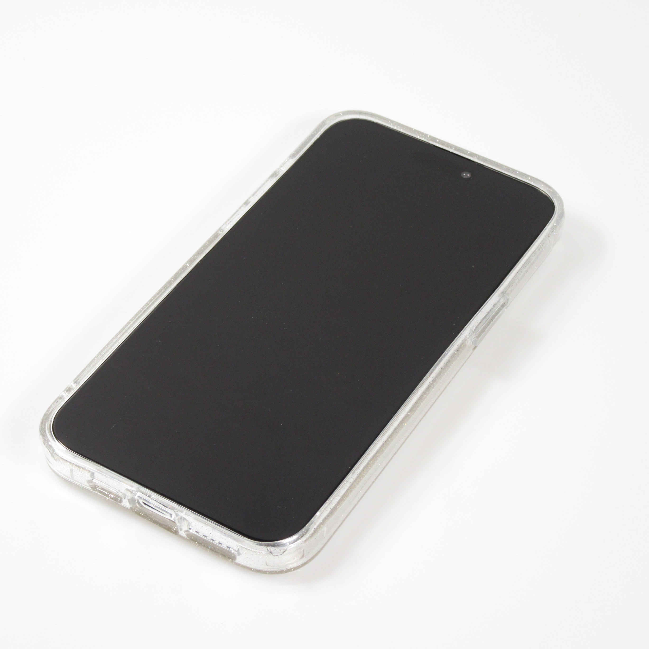 Coque iPhone 15 Plus - Gel transparent avec paillettes - Transparent ...