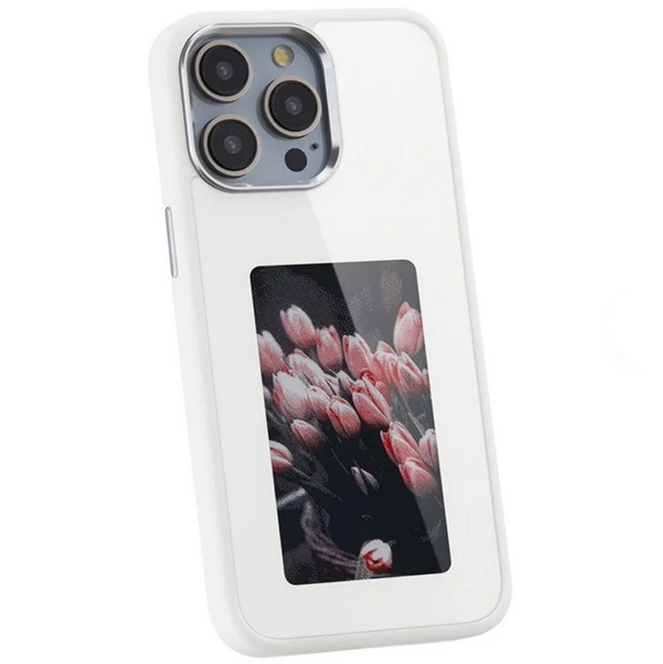 Coque iPhone 15 Pro - E-Ink Display DIY avec technologie NFC pour photo ...