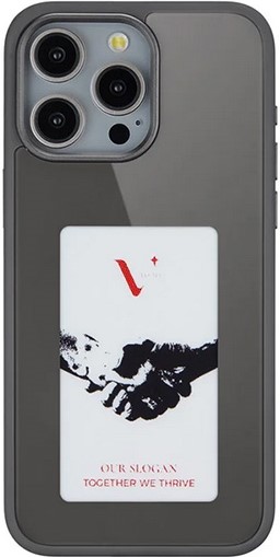 Coque iPhone 15 Pro - E-Ink Display DIY avec technologie NFC pour photo ...