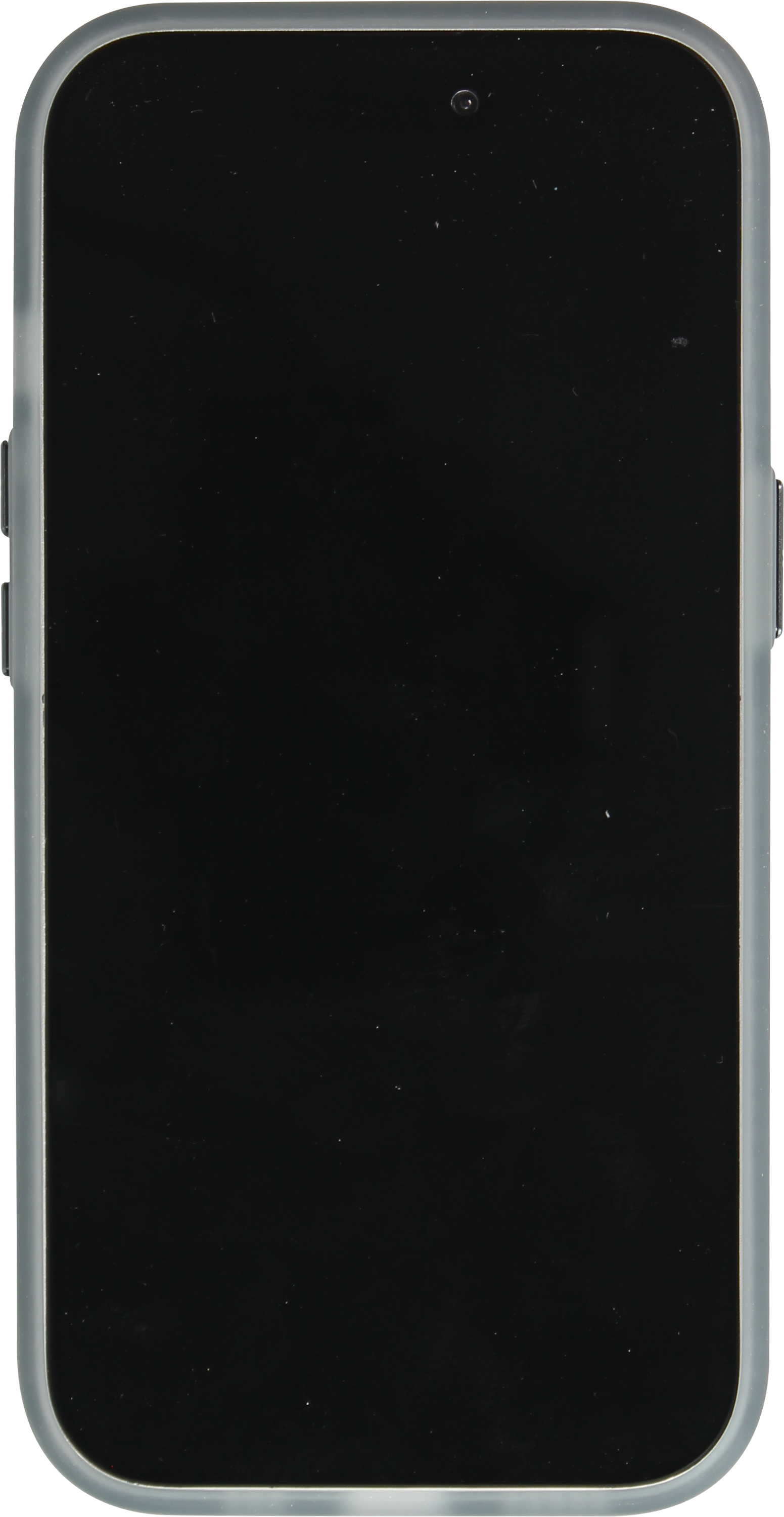 iPhone 15 Pro Case Hülle - MWK Cyber Grid Silikon mit MagSafe - Grau ...