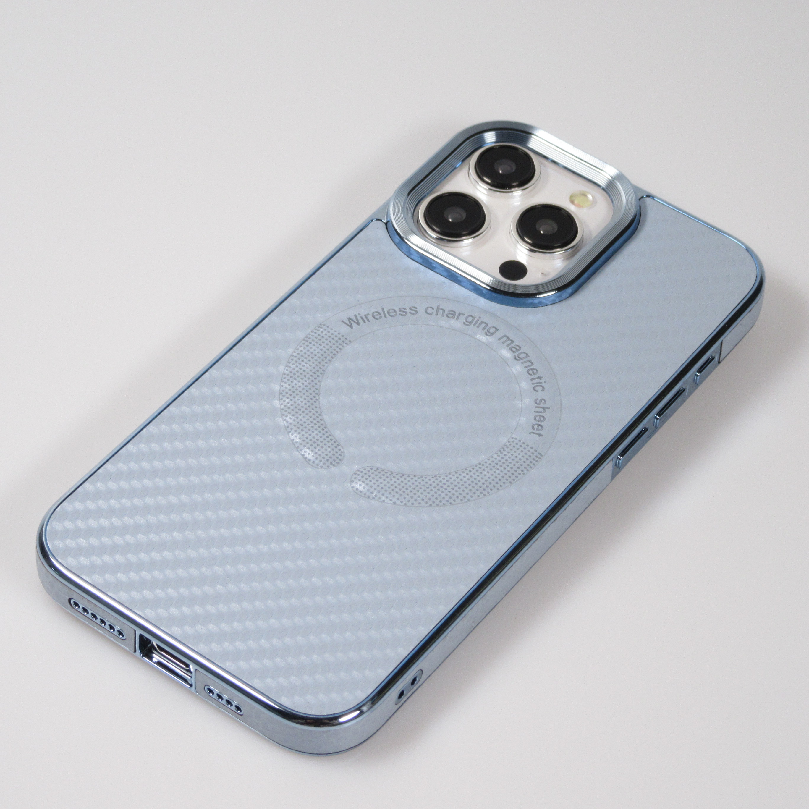 Coque iPhone 15 Pro Max - Silicone renforcé avec texture et anneau ...