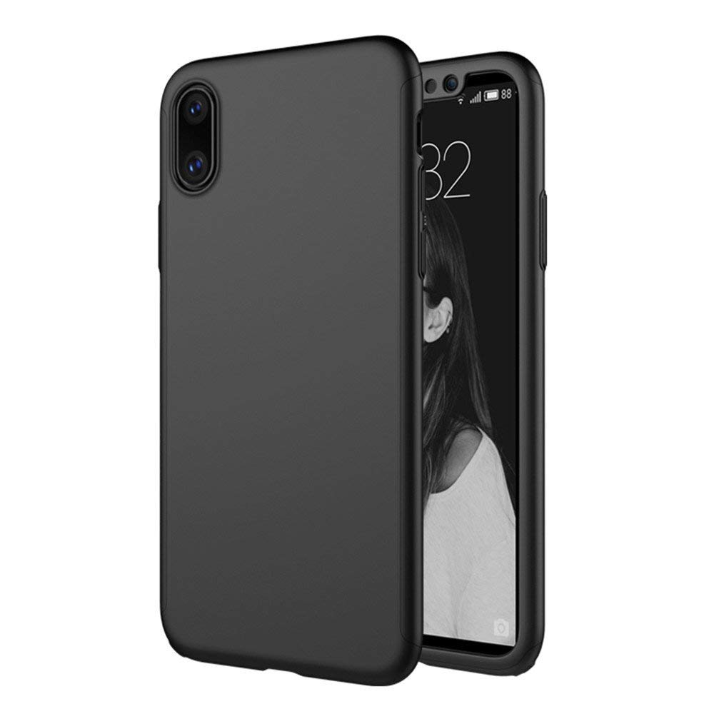 Hülle iPhone XR - 360° Full Body - Schwarz - Kaufen auf PhoneLook