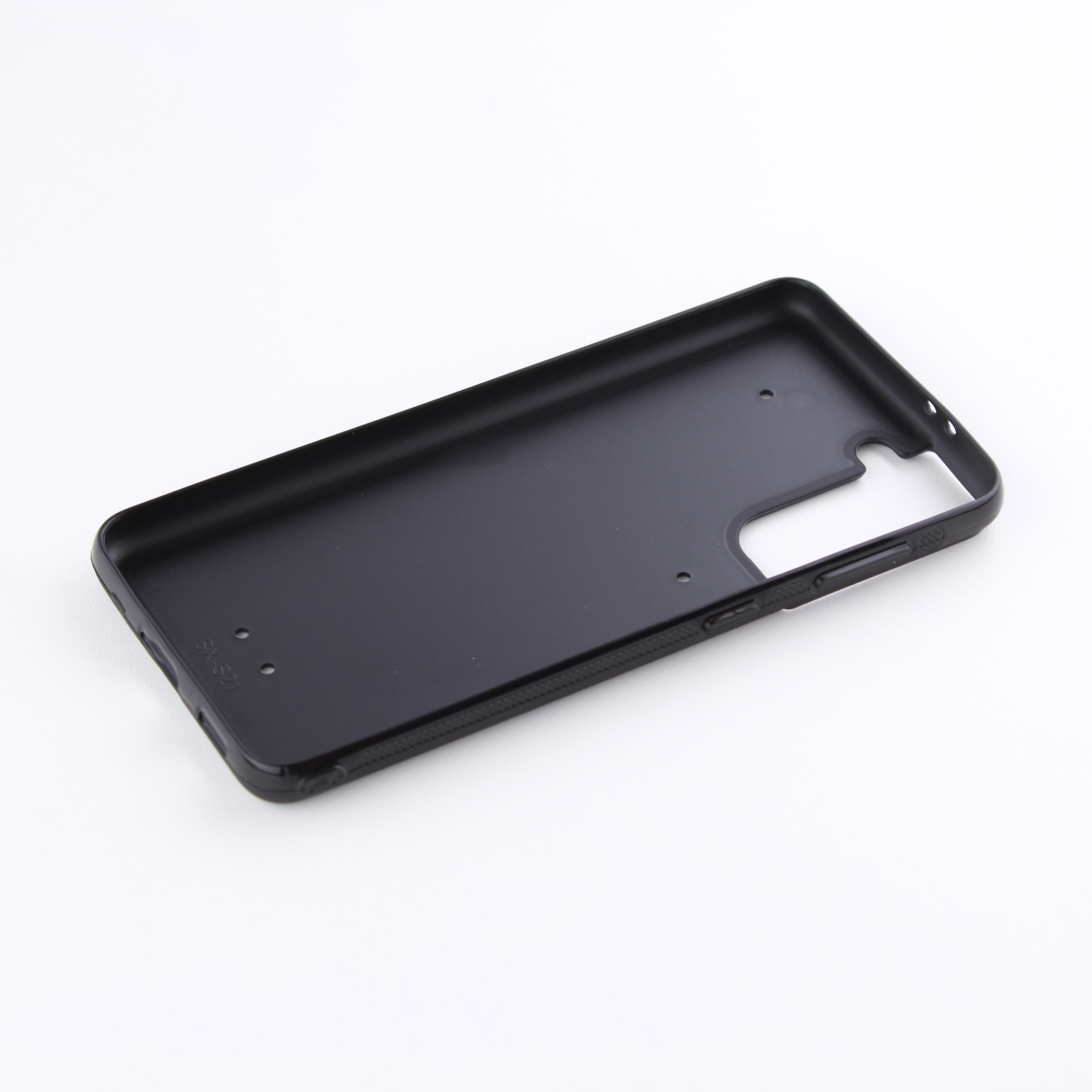 Coque Personnalisée En Silicone Rigide Noir Samsung Galaxy S23