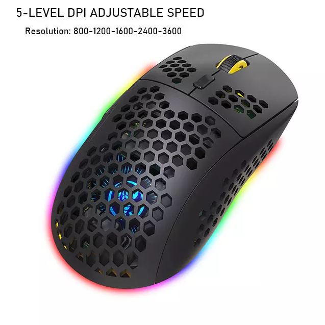 LED Gaming Computer-Maus Ultra Light high-speed präzisions Steuerung ...