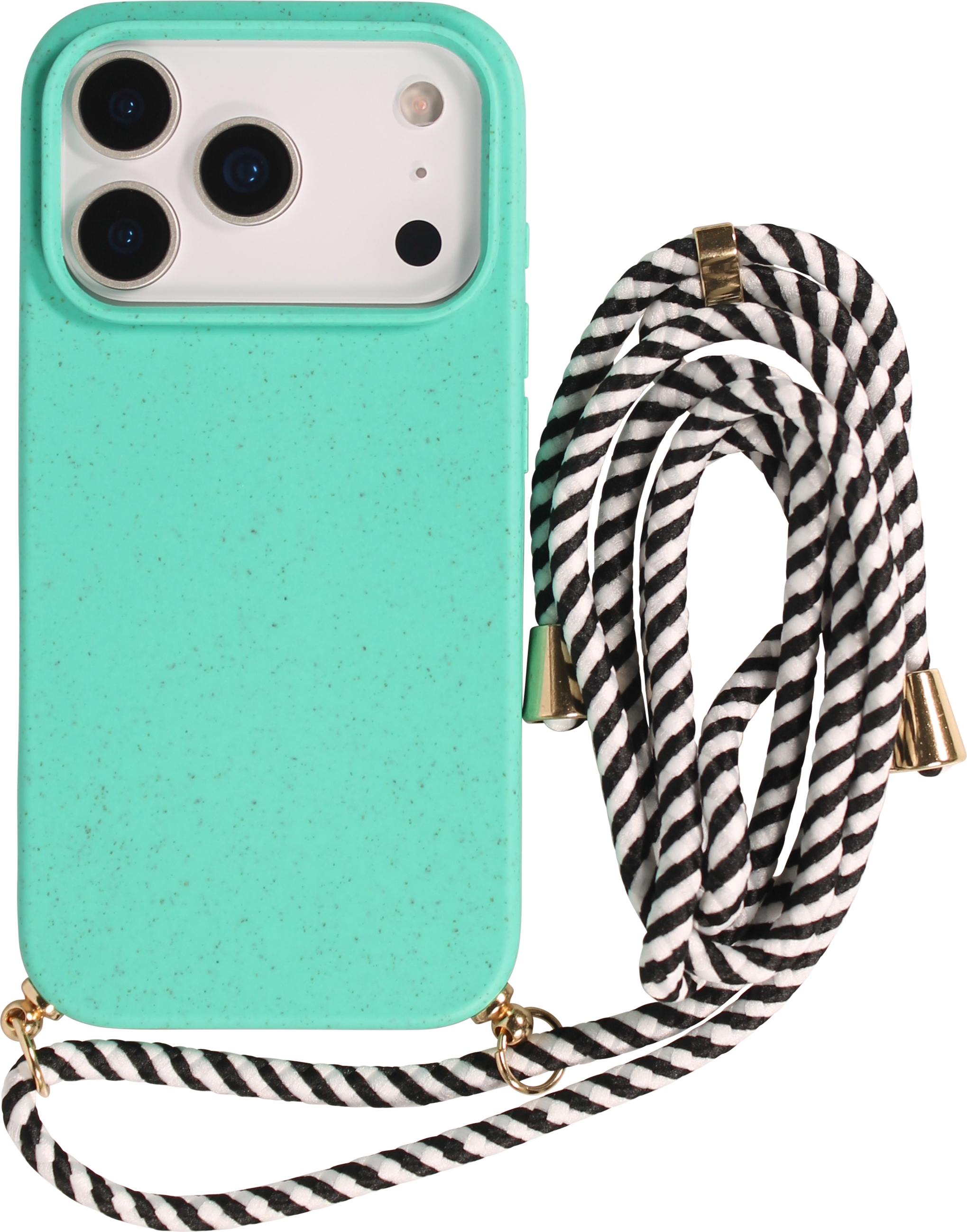 Coque iPhone 17 Pro Max - Bio Eco-Friendly nature avec cordon collier ...