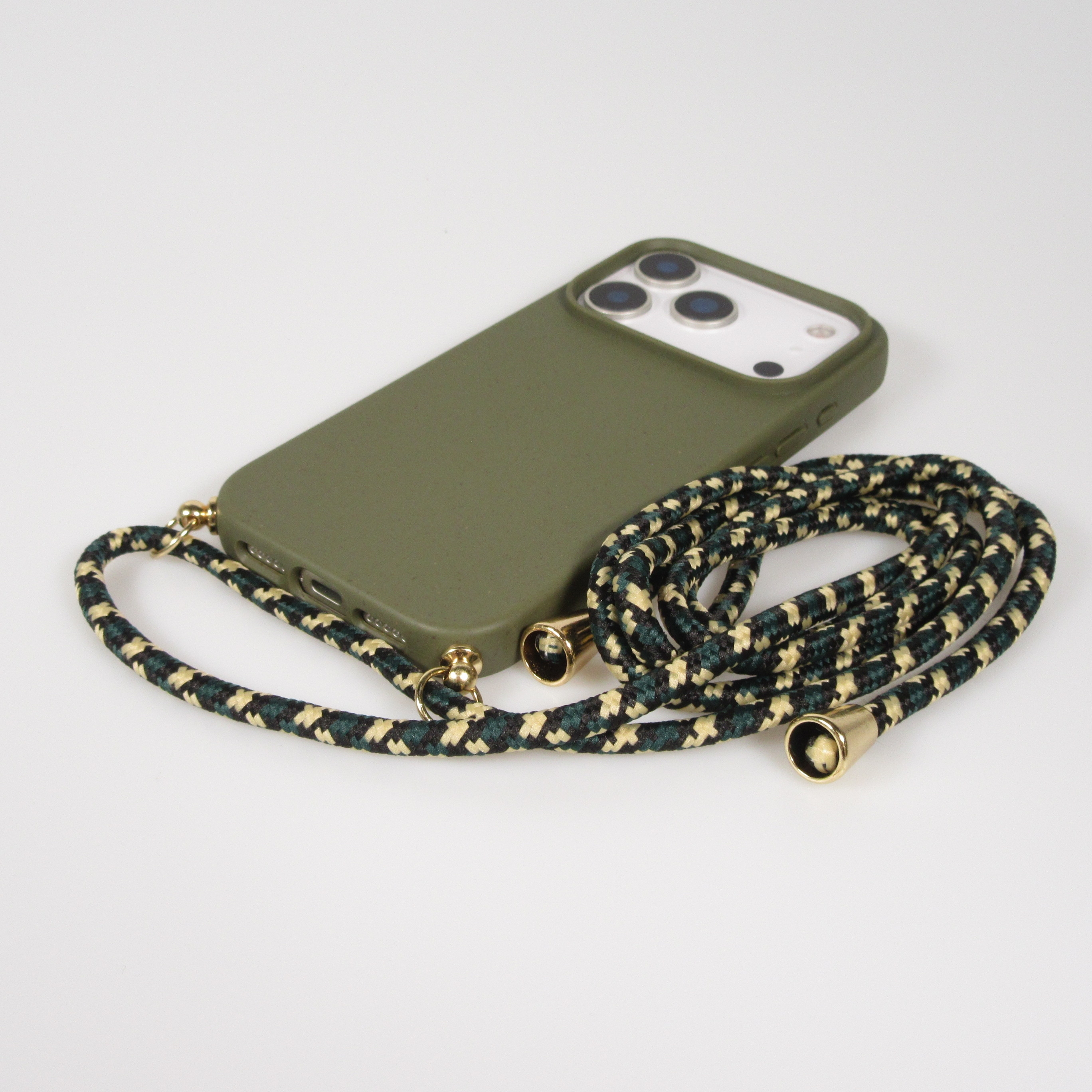 Coque iPhone 17 Pro Max - Bio Eco-Friendly nature avec cordon collier ...