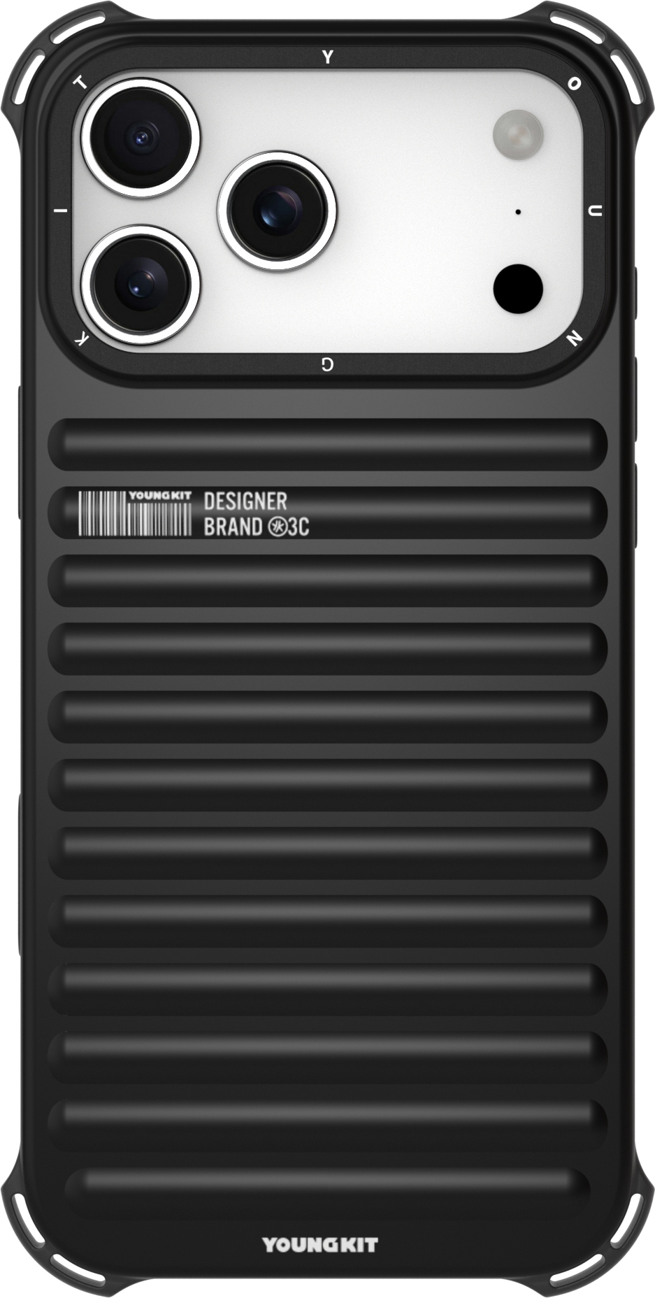 Coque iPhone 17 Pro - Youngkit True Color series MagSafe - Noir ...