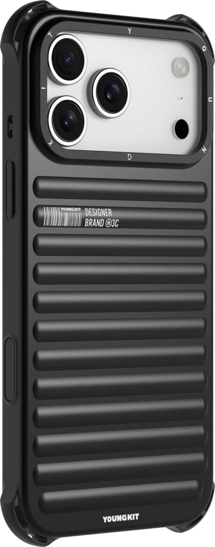 Coque iPhone 17 Pro - Youngkit True Color series MagSafe - Noir ...