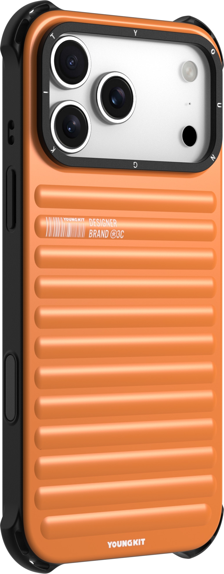 Coque iPhone 17 Pro Max - Youngkit True Color series MagSafe - Orange ...