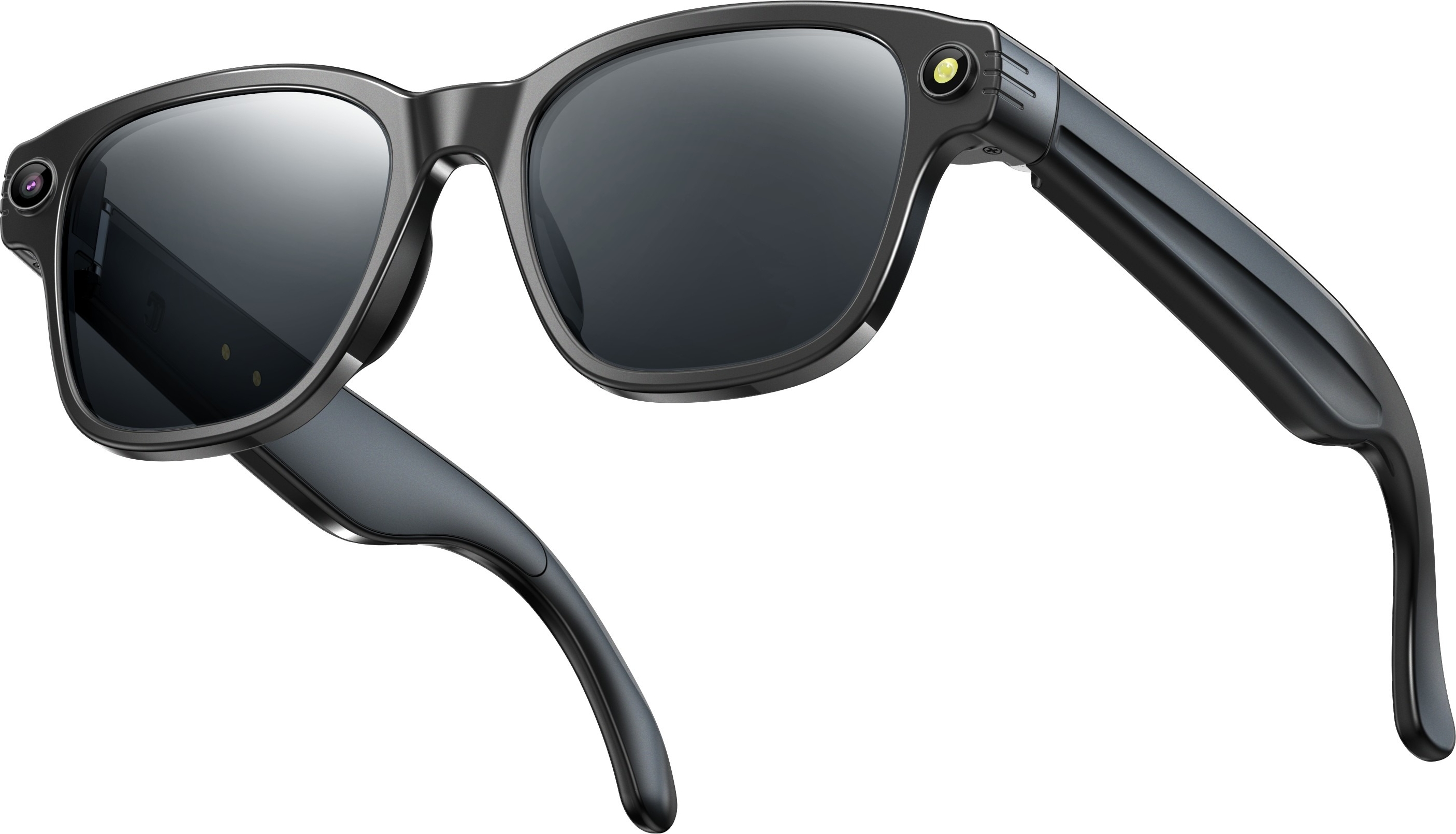 Lunettes de soleil intelligentes avec caméra AI 8 MP HD 4K avec ...